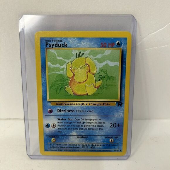 Pokemon | Toys | Psyduck 6582 Team Rocket Pokemon Card Lpnm | Poshmark